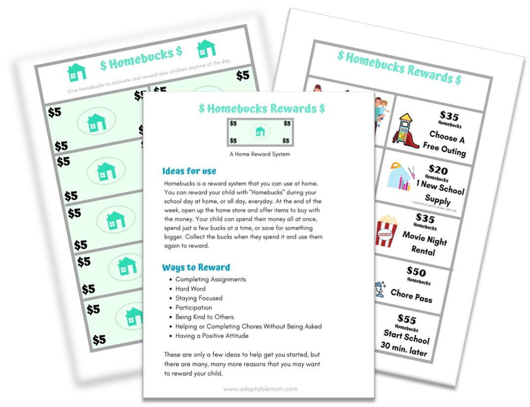 Rewarding Your Kids At Home - The Adaptable Mom