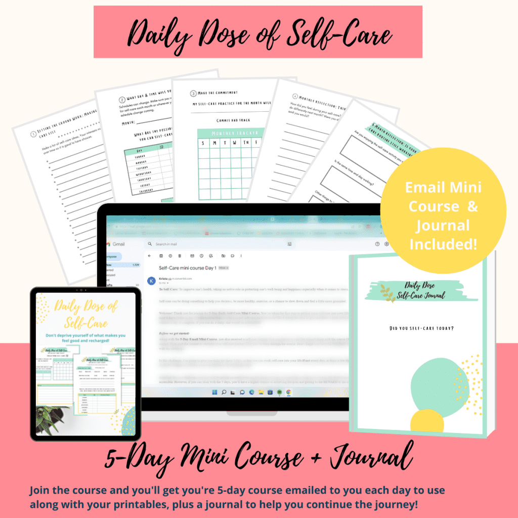 Thank You Page- Daily Dose of Self-Care - The Adaptable Mom